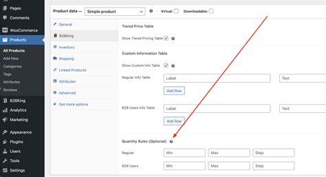 Quantity Rules Min Max Step On Product Page B2bking