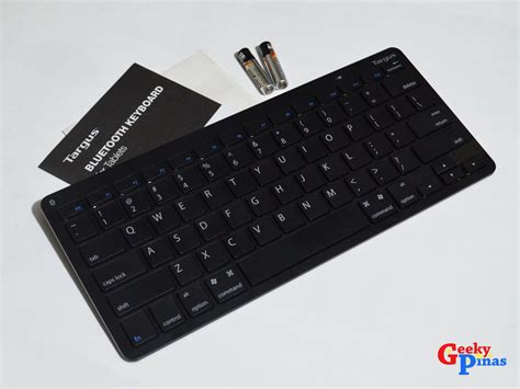Targus Bluetooth Wireless Keyboard Unboxing Review Geeky Pinas