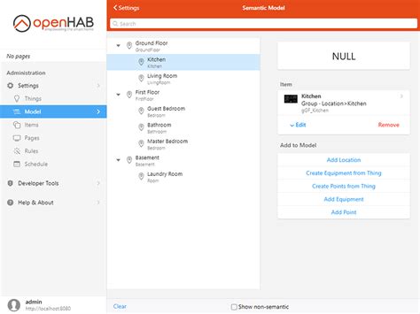 Semantic Model Openhab