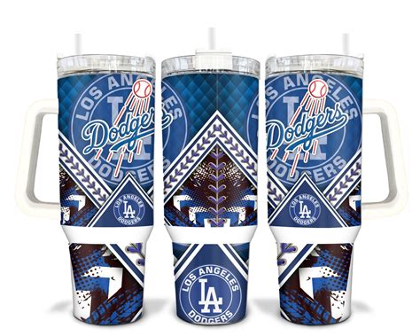 Los Angeles Dodgers Mlb Custom Stanley Quencher 40oz Stainless Steel