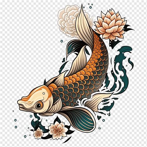 잉어 물고기 전통 물고기 일본 물고기 Png Pngwing