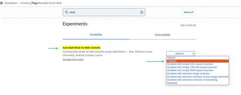 How To Force Auto Dark Mode In Chrome And Chromium