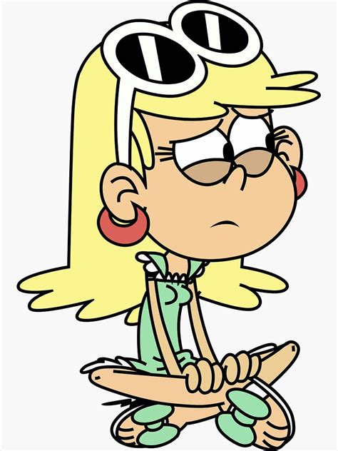 Leni Loud Is Sitting The Loud House Sticker For Sale By Diamanths