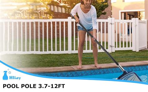 Hliay Pool Pole Carbon Fiber Premium12ft Pool Pole