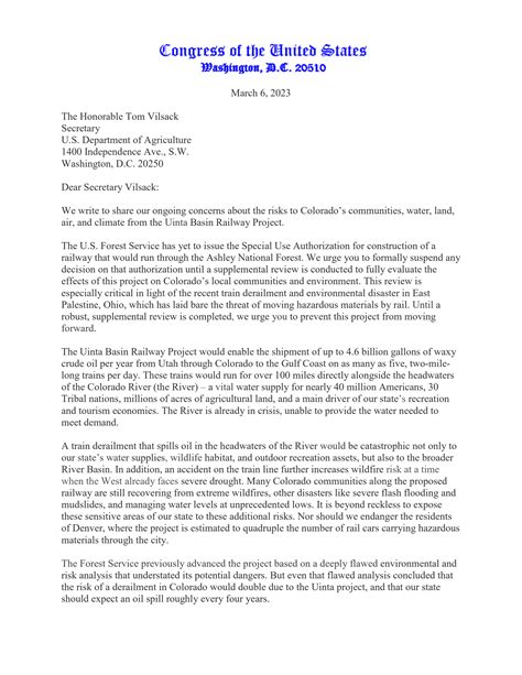 20230306 Uintarailwayusdaletter Final2 Documentcloud