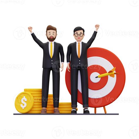 3d Successful Business Partner Illustration 10873195 Png