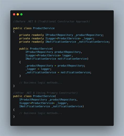Heres An Example Of Primary Constructors From C 12 Net 8 Primary Kabeer Ali