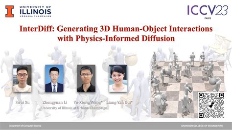 Iccv 2023 Interdiff Generating 3d Human Object Interactions With