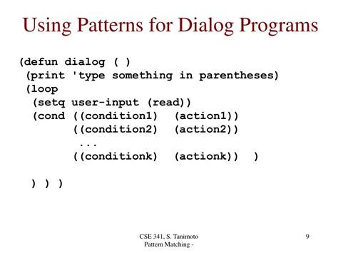 Ppt Pattern Matching In Lisp Powerpoint Presentation Free Download