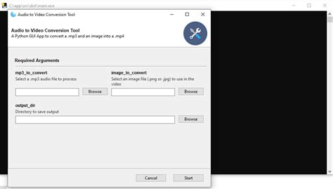 How To Create Exe Application That Converts Mp3 To Video By Using Python Ruslan Magana