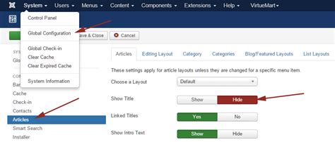 How To Hide Article Title In Joomla As Blog