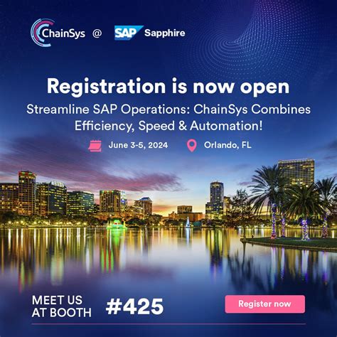 Chain Sys Corporation On Linkedin Sapsapphire Sapsapphire2024 Chainsys Datamigration