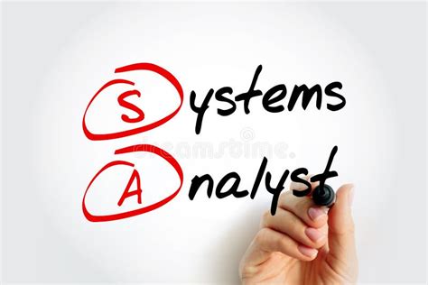 Sa Systems Analyst Is A Person Who Uses Analysis And Design