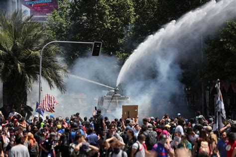 Photos Protests Erupt Across Chile The Atlantic