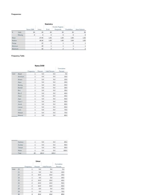Laporan Data Chi Square Pdf Skewness Statistical Analysis