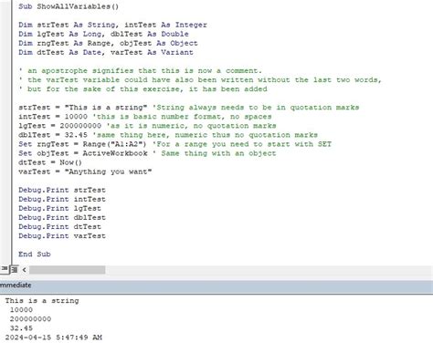 Denis Dondo On Linkedin Day 4 Vba Hero Inputting Variables After Declaring A Variable We Will