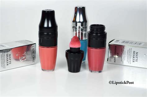 Review The New Matte Shaker Lipsticks By Lancôme Lipstickpost