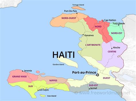 Haiti Political Map