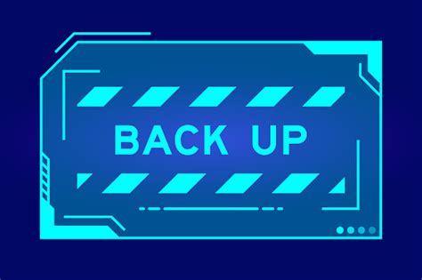 검은색 배경의 사용자 인터페이스 화면에 단어가 백업되는 미래형 Hud 배너의 파란색 교환에 대한 스톡 벡터 아트 및 기타 이미지 교환 그래픽 사용자 인터페이스 금융