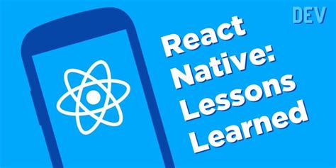 react native lessons learned r javascript