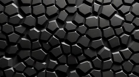 텍스처가 있는 추상 3d 검정색 배경 회색 배경 3d 어두운 배경 이미지 프리미엄 사진