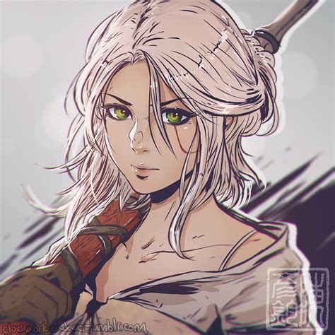Ciri The Witcher And More Drawn By Koyorin Danbooru