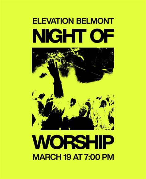 Elevation “two Weeks Away ⏳ Join Us For A Powerful Night Of Worship At Elevation Belmont Let