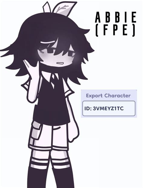 Abbie Fpe • Gl2 Give Credit In 2024 Chibi Body Character Design Club Design