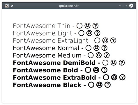 Cannot Use Both Regular And Solid Fonts Together In The Same Qtqml