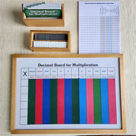Decimal Board For Multiplication Ages 9 12