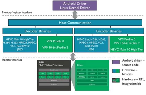 ARM Announces Mali Egil Video Processor With VP Decode VP HEVC