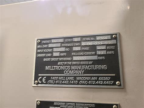 Used Milltronics VM25 CNC Vertical Milling Machine With Tooling Make Offer For Sale In Cent