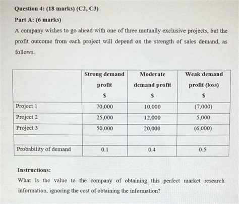 solved question 4 18 marks c2 c3 part a 6 marks a
