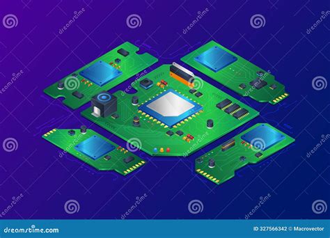 Semiconductor Chip Transistor Resistor For Electric Circuit Board