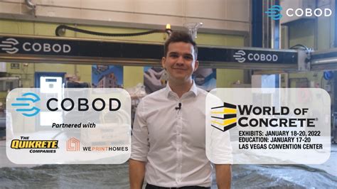 Cobod International On Linkedin Cobod World Of Concrete 2022