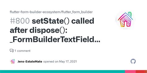 Setstate Called After Dispose Formbuildertextfieldstatec3a8clifecycle State Defunct