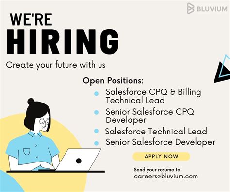 Bluvium On Linkedin Salesforce Hiring Experience Success Developer Careers Wearehiring…