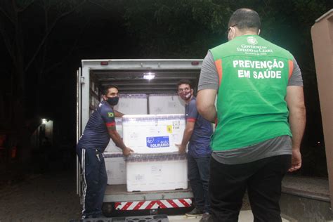 Ceará Recebe Lote Com 280 Mil Vacinas Para Segunda Dose Contra Covid