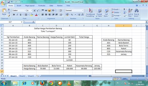Blogger Pemalang Cara Menggunakan Fungsi VLOOKUP Dan HLOOKUP Di Microsoft Excel