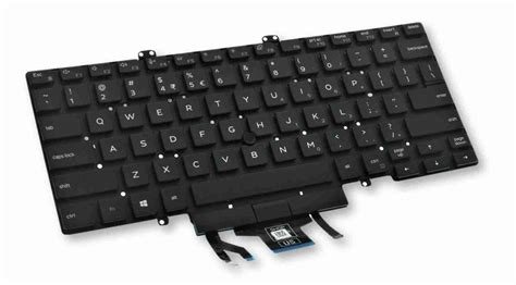 Dell 3c7cj Latitude 7400 5400 5401 5410 Backlit Us International Keyboard