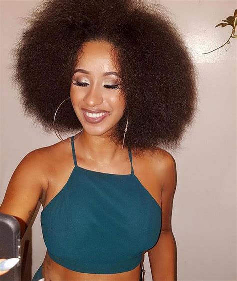 Cardi B Shows Her Natural Hair Without Extensions Demotix