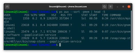 如何对ps命令输出进行排序 linux迷