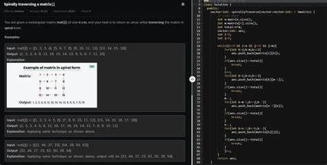 Problemsolving Matrixtraversal Geeksforgeeks Codingchallenge Dhruv Ladani