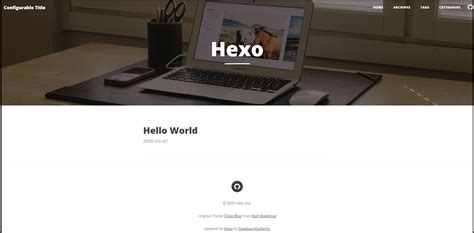 Customizing A Hexo Blog Code Insights
