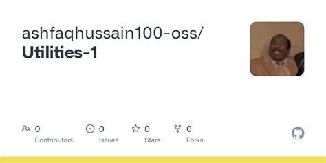 github ashfaqhussain100 oss utilities 1