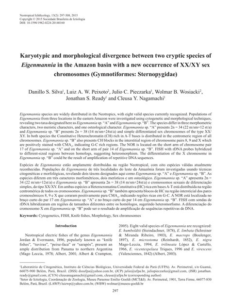 Pdf Karyotypic And Morphological Divergence Between Two Cryptic