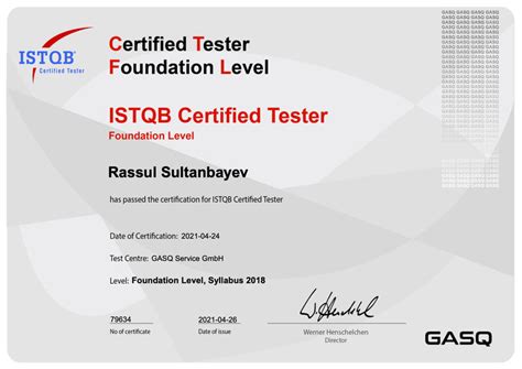 Rassul Sultanbayev On Linkedin Istqbcertified Istqb Testing Qaengineer