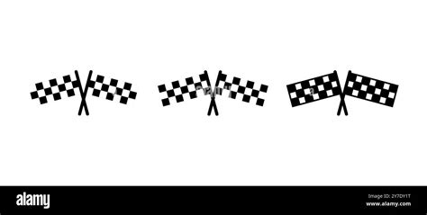 Racing Flag Icon Vector Race Flag Icon Checkered Racing Flag Icon Stock Vector Image And Art Alamy