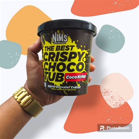 Coco Krisp Nims Crispy Choco Tub Murah Rangup Dan Sedap Shopee