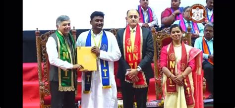 Aditya Varma Bhupathiraju On Linkedin Nittrichyconvocation Tasl 10 Comments